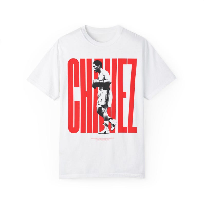 Retro Boxing T-shirt - Julio César Chávez Tribute - Las Vegas 1992 - Etsy