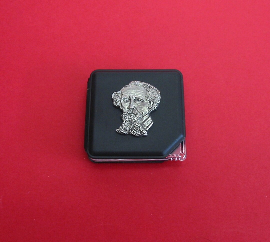Charles Dickens Design PU Leather Pocket Magnifying Glass Charles ...