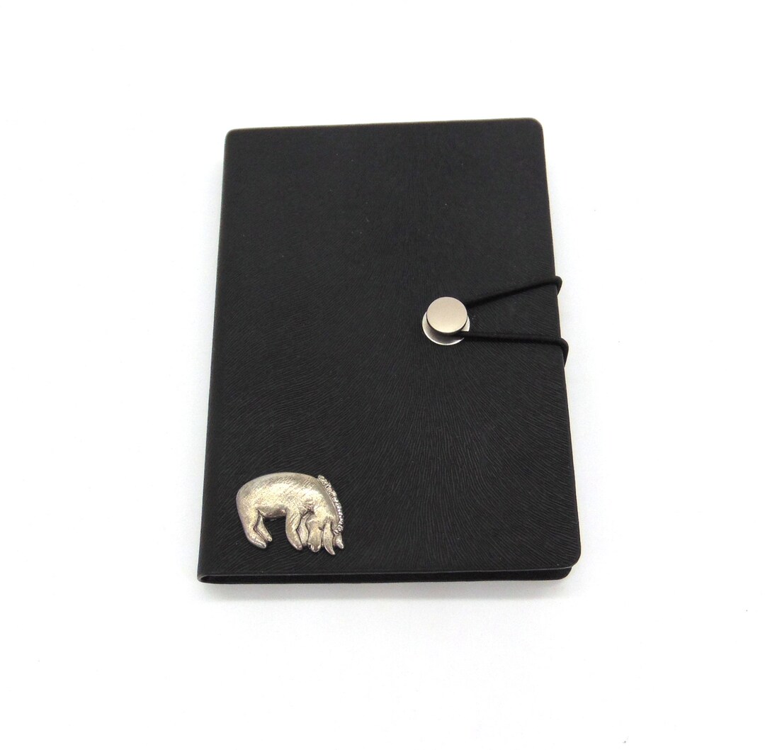 Eeyore Design Black A6 Notebook - Eeyore Journal - Winnie-the-pooh Gift ...