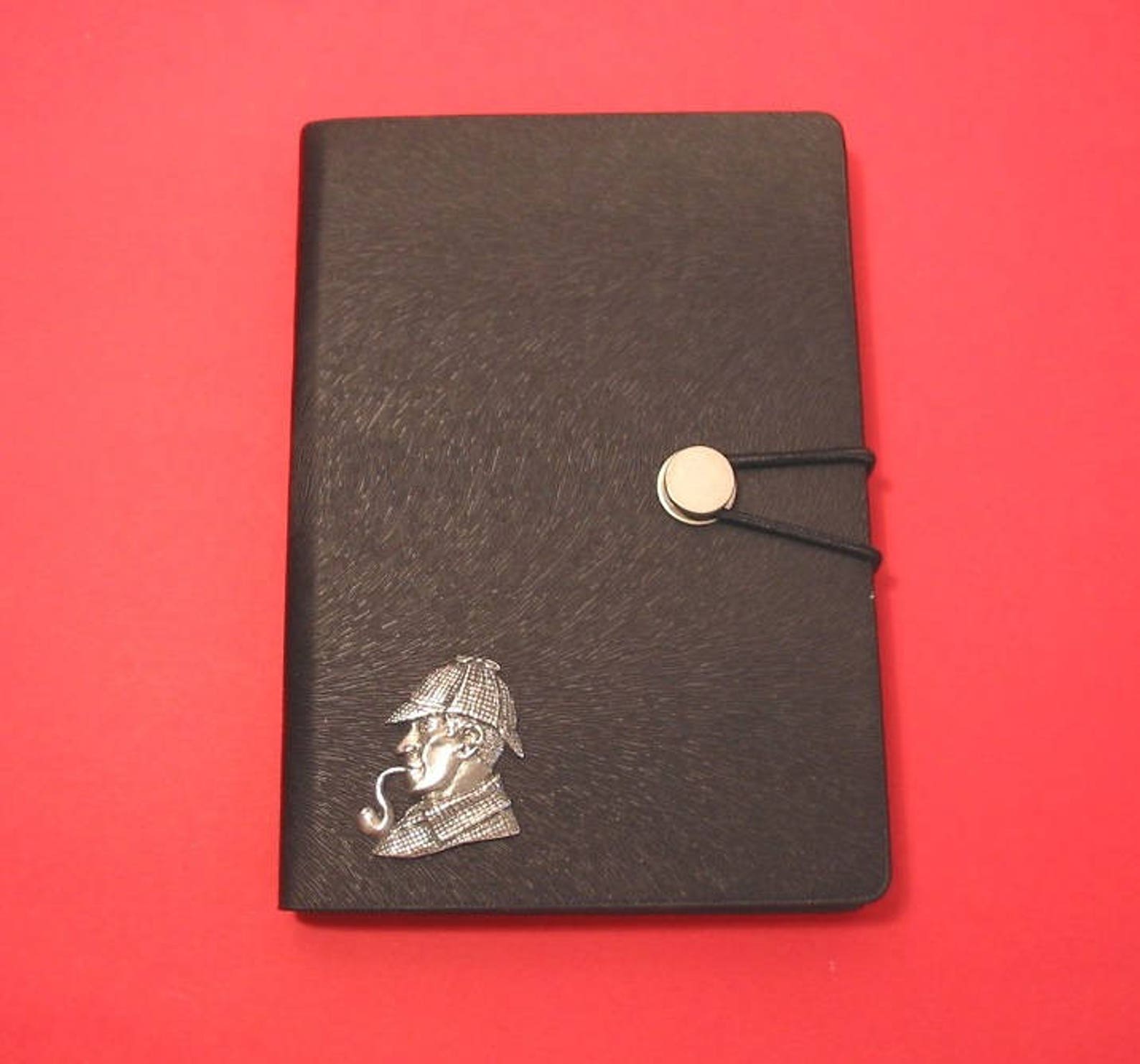 Sherlock Holmes Design A6 Black Journal Sherlock Notebook - Etsy
