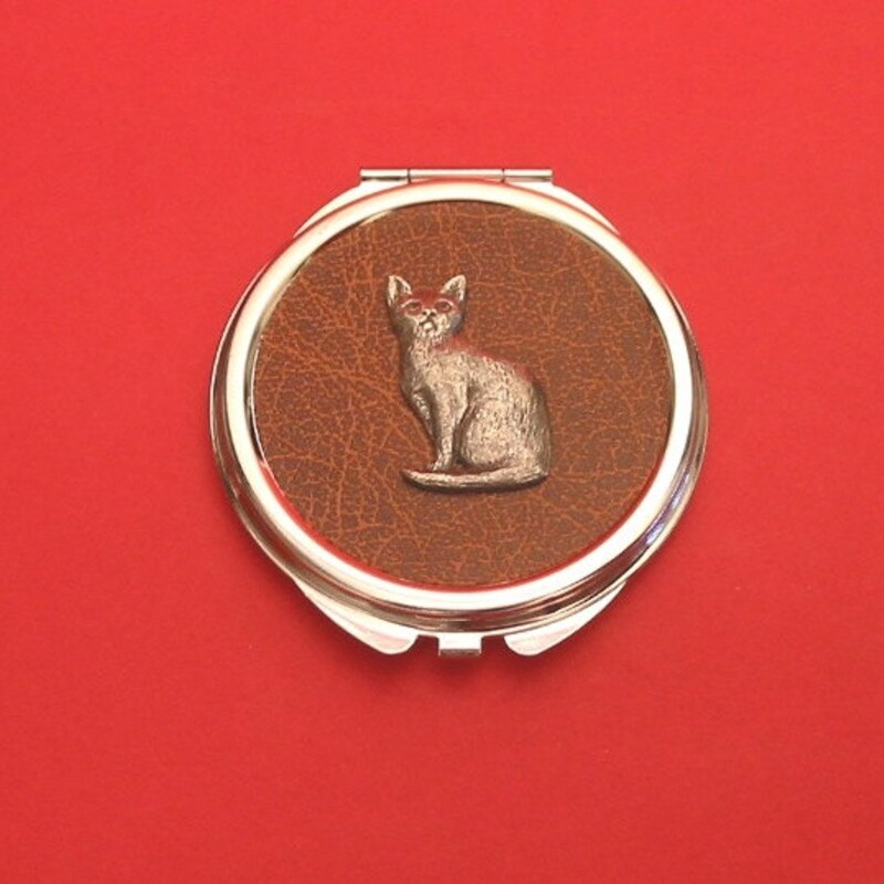 Cat Compact Mirror - Etsy