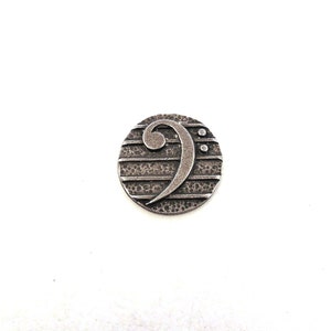 Bass Clef Design Seven Day Chrome Pill Box Medication Organiser Travel ...