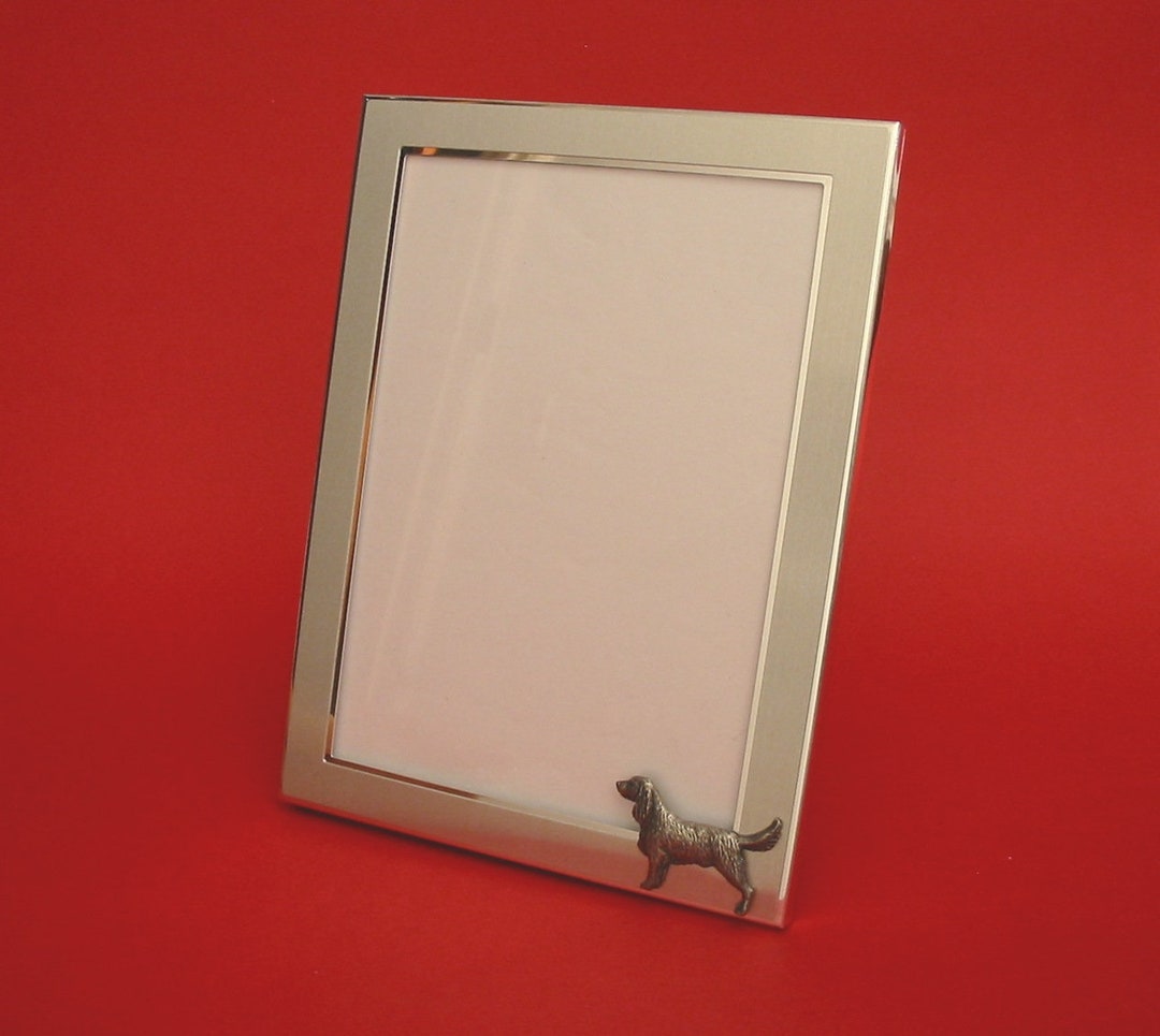 Springer Spaniel Portrait Picture Frame 7" X 5" With Hand Cast Pewter ...