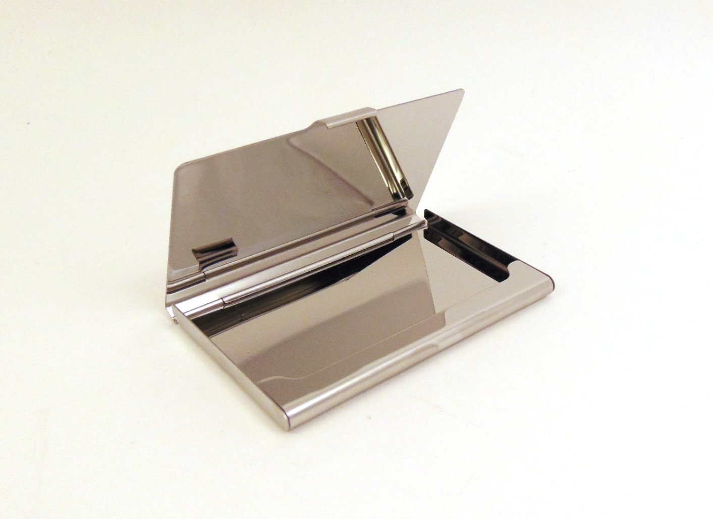 Toolbox DIY Design Chrome Card Holder - Business Credit Cards Case ...