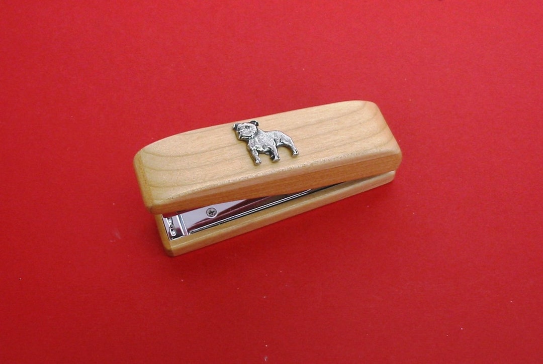 Staffordshire Bull Terrier Maple Stapler Staffordshire Bull Terrier ...
