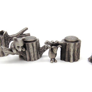 Winnie-the-pooh Pewter Thimble Diorama - Winnie-the-pooh Gift - Pooh ...