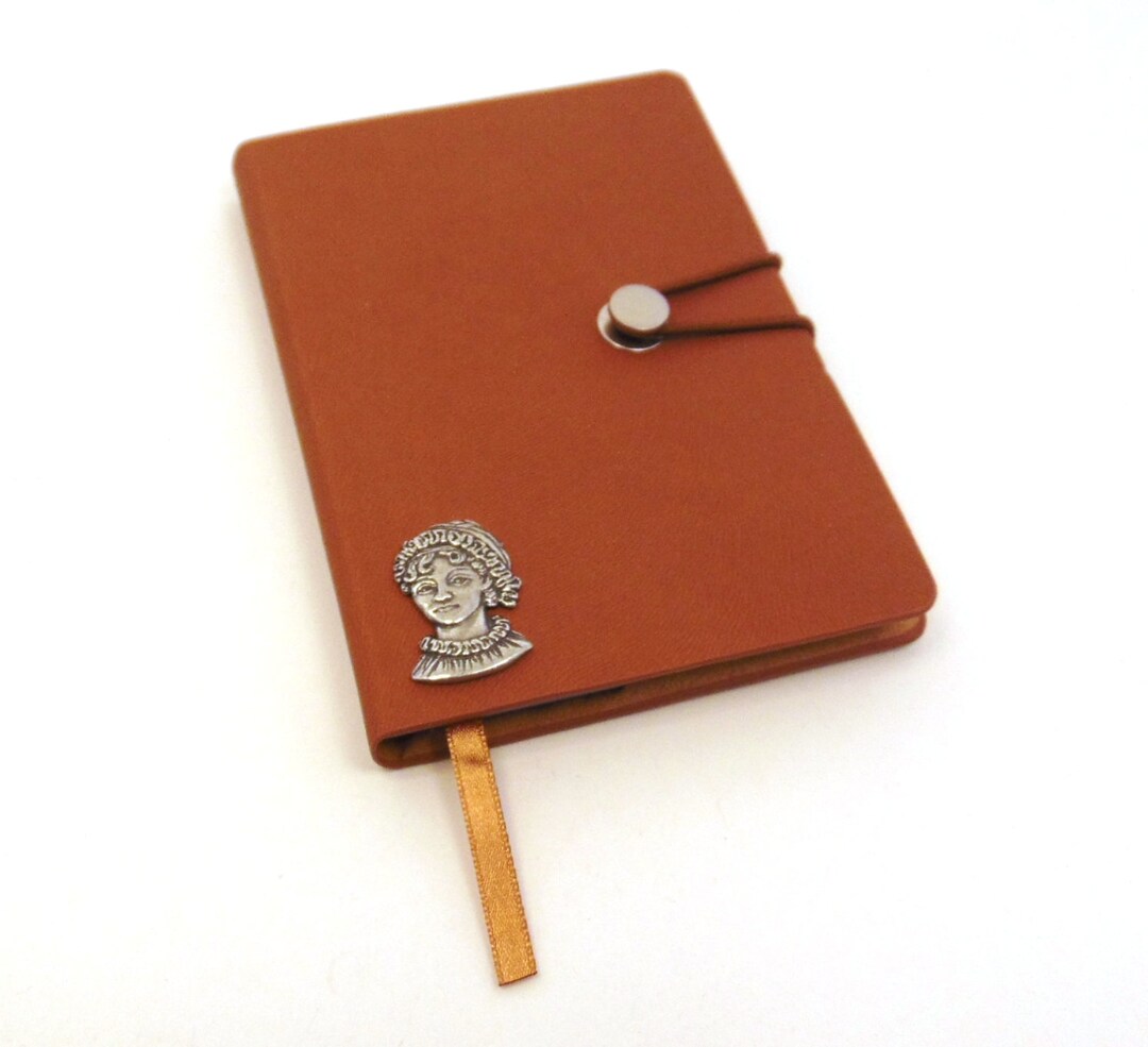 Jane Austen Design A6 Tan Notebook - Jane Austen Gift - Writer's ...