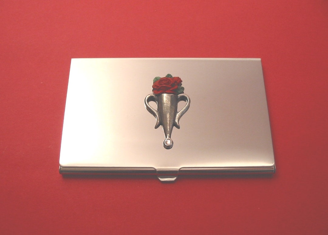 Boutonniere Motif Design Card Holder - Fathers Day Gift - Wedding Gift ...
