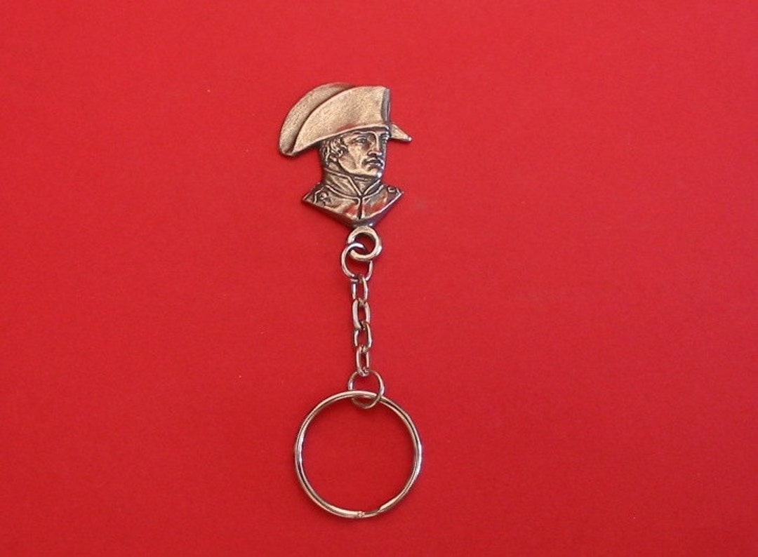Napoleon Bonaparte Design Pewter Keyring - Napoleon Gift - Napoleon ...