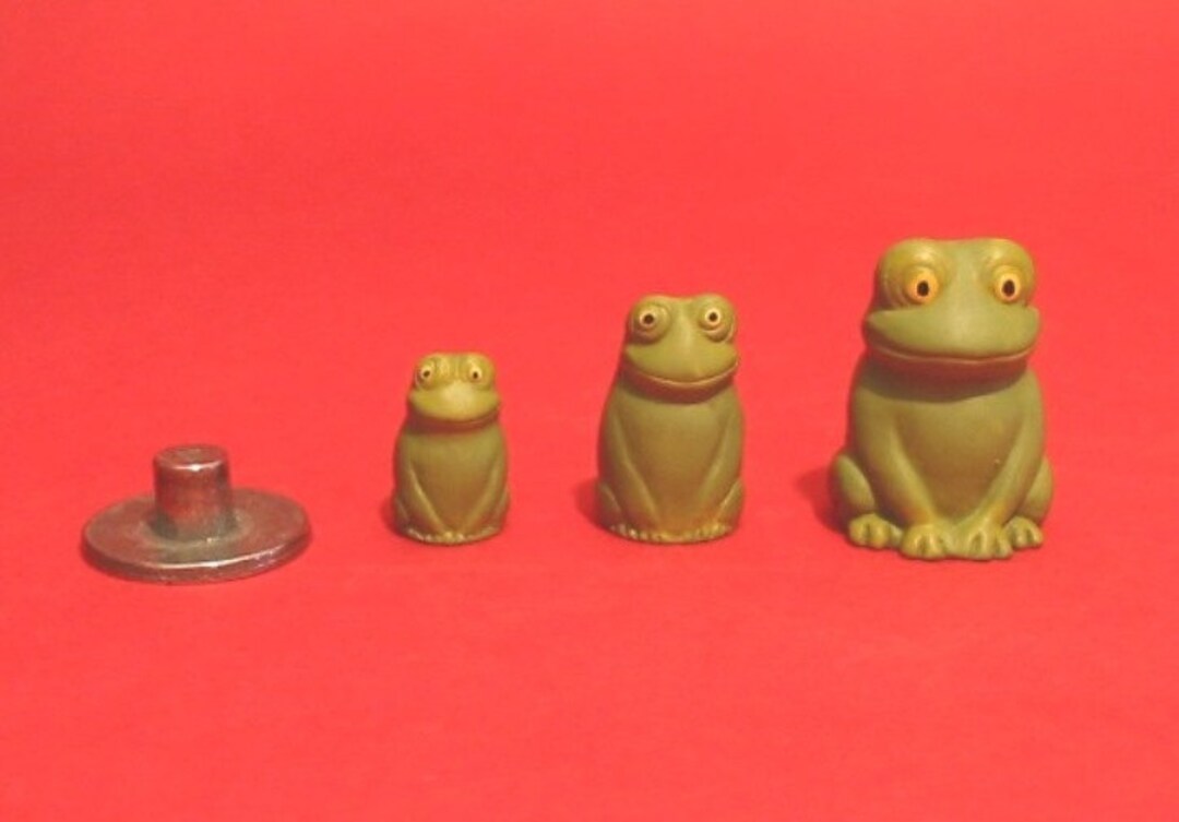 Frog Russian Doll Hand Painted Thimble Frog Thimble Frog - Etsy UK