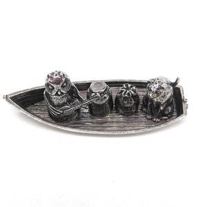 The Owl & the Pussy Cat Thimble Set - Pewter Collectible Thimbles Gift ...