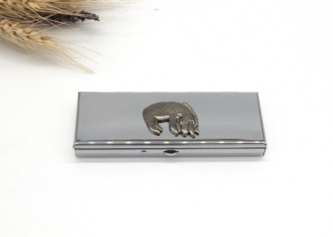 Eeyore Design Seven Day Chrome Pill Box - Eeyore Gift - Medication ...