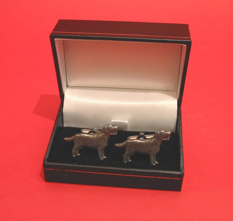 Labrador Retriever Design Pewter Cufflinks Gift Boxed - Etsy