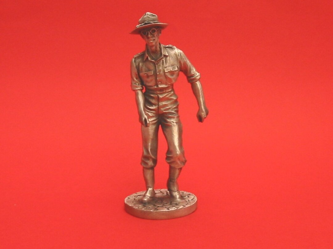 Brigadier General Joe Stillwell World War II Pewter 75mm Figurine World ...