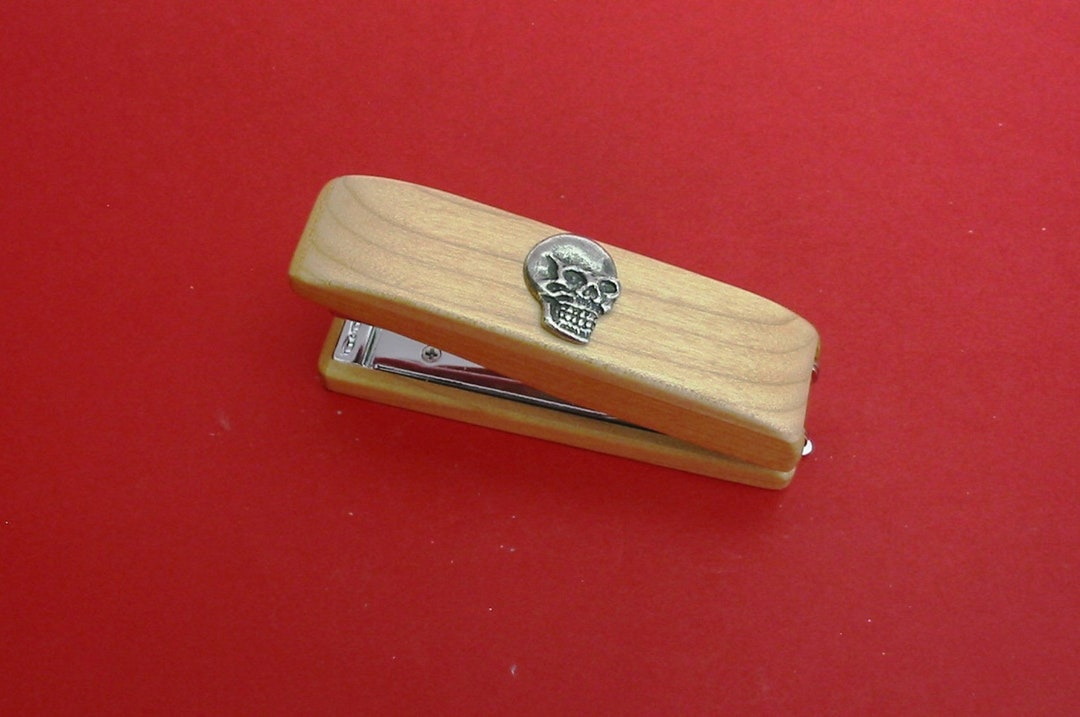 Skull Design Maple Stapler Skull Gift Fathers Day Gift - Etsy