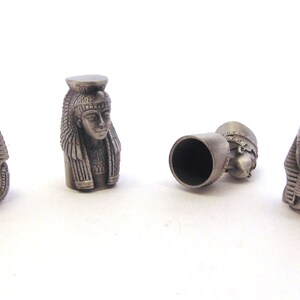 Ancient Egyptian Design Pewter Thimbles - the Mask of Tutankhamun ...