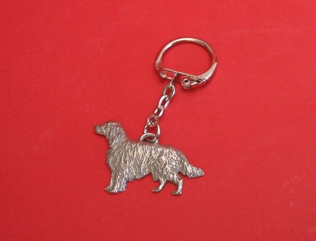 Irish Setter Design Pewter Keyring - Irish Setter Keychain - Irish ...