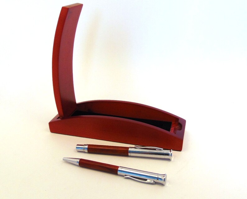 Sherlock Holmes Design Wooden Pen Box & Double Pen Set - Etsy