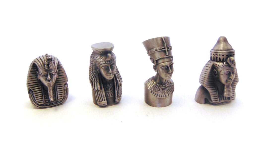 Ancient Egyptian Design Pewter Thimbles - the Mask of Tutankhamun ...