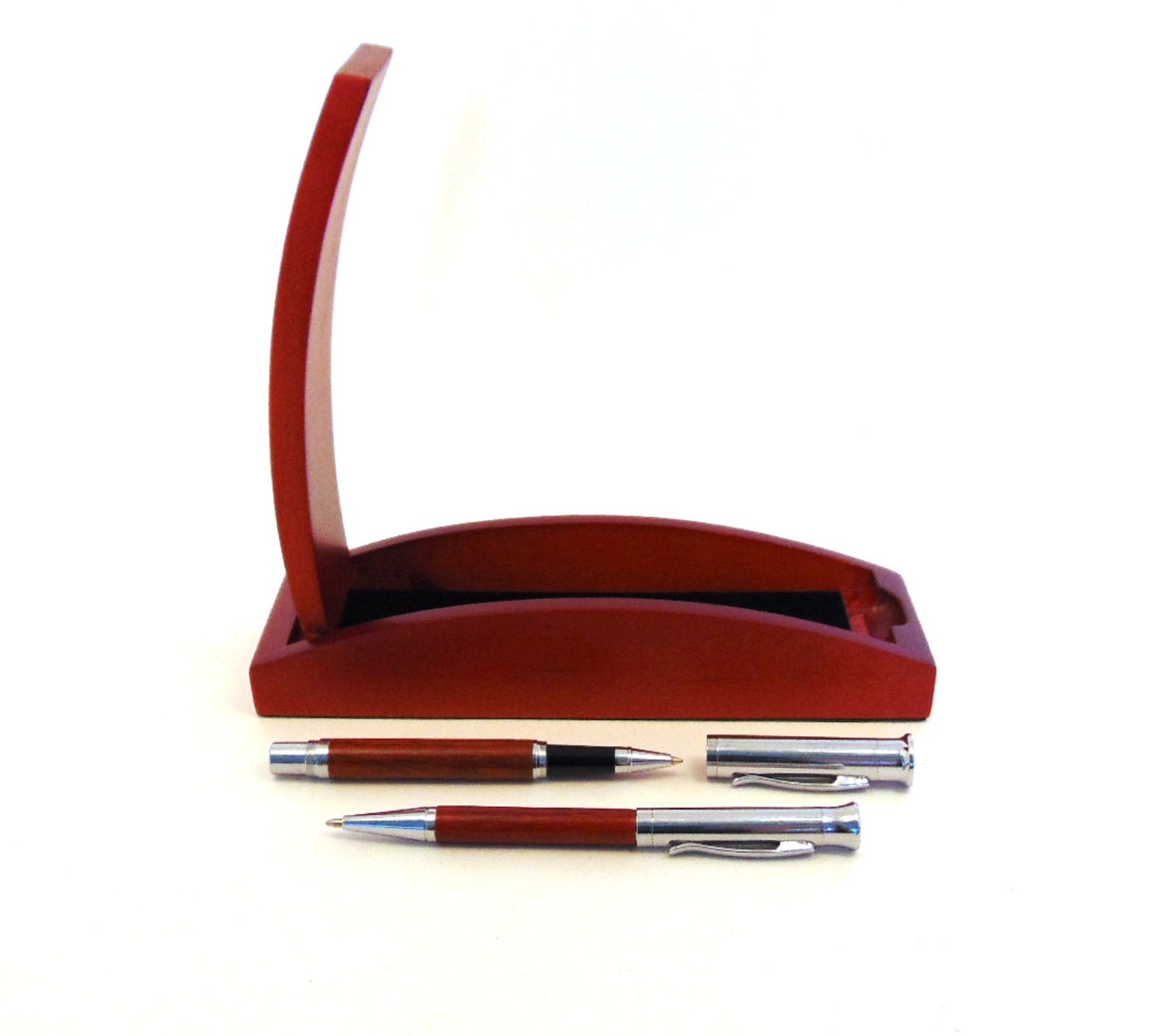 Sherlock Holmes Design Wooden Pen Box & Double Pen Set - Etsy