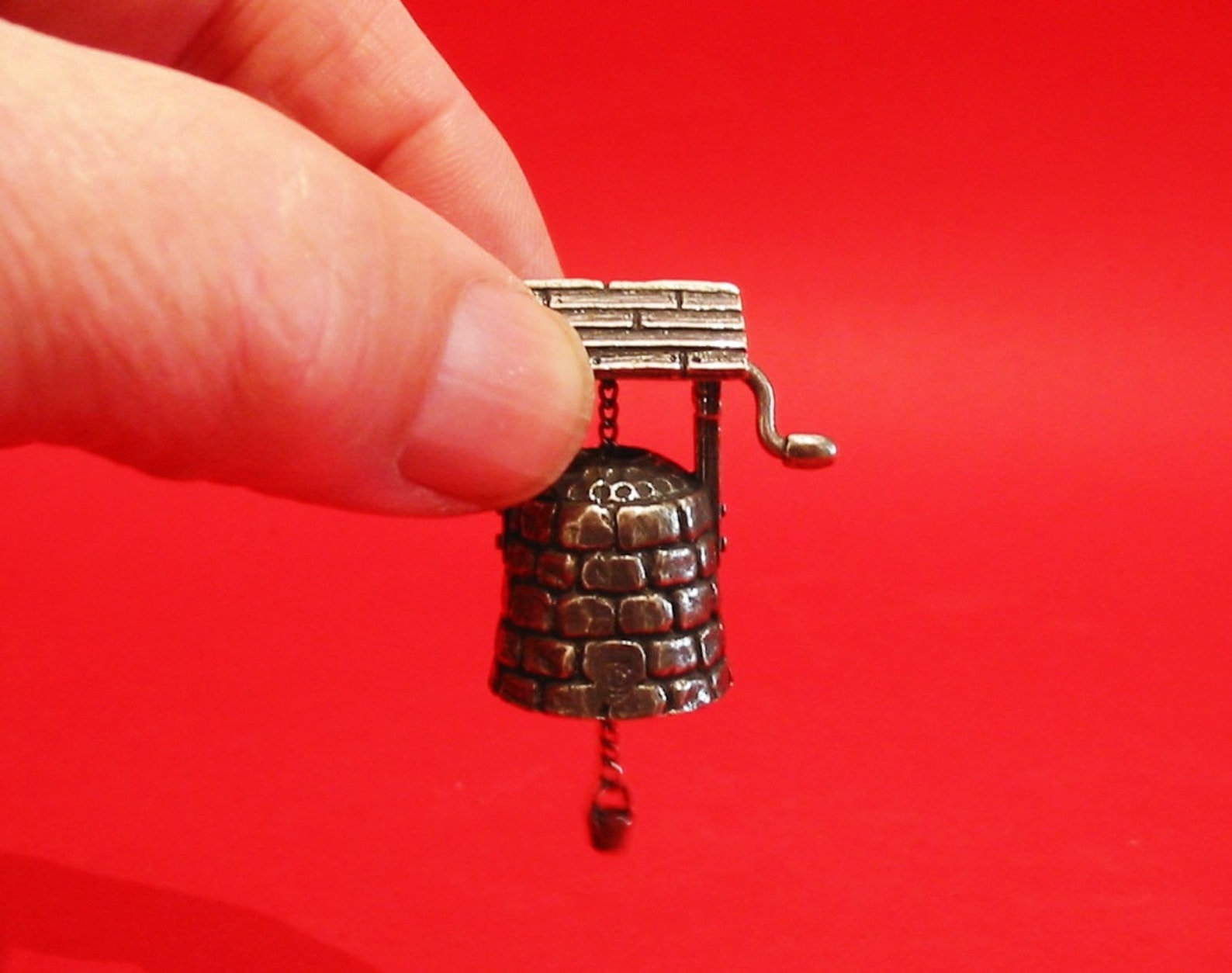 Wishing Well Thimble Pewter Moving Collectible Thimble - Etsy