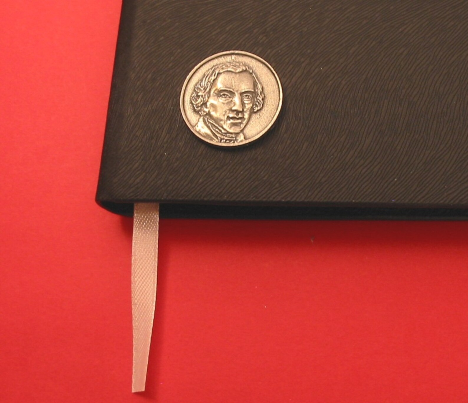 Frederic Chopin Hand Cast Pewter Motif on A5 Black Journal - Etsy