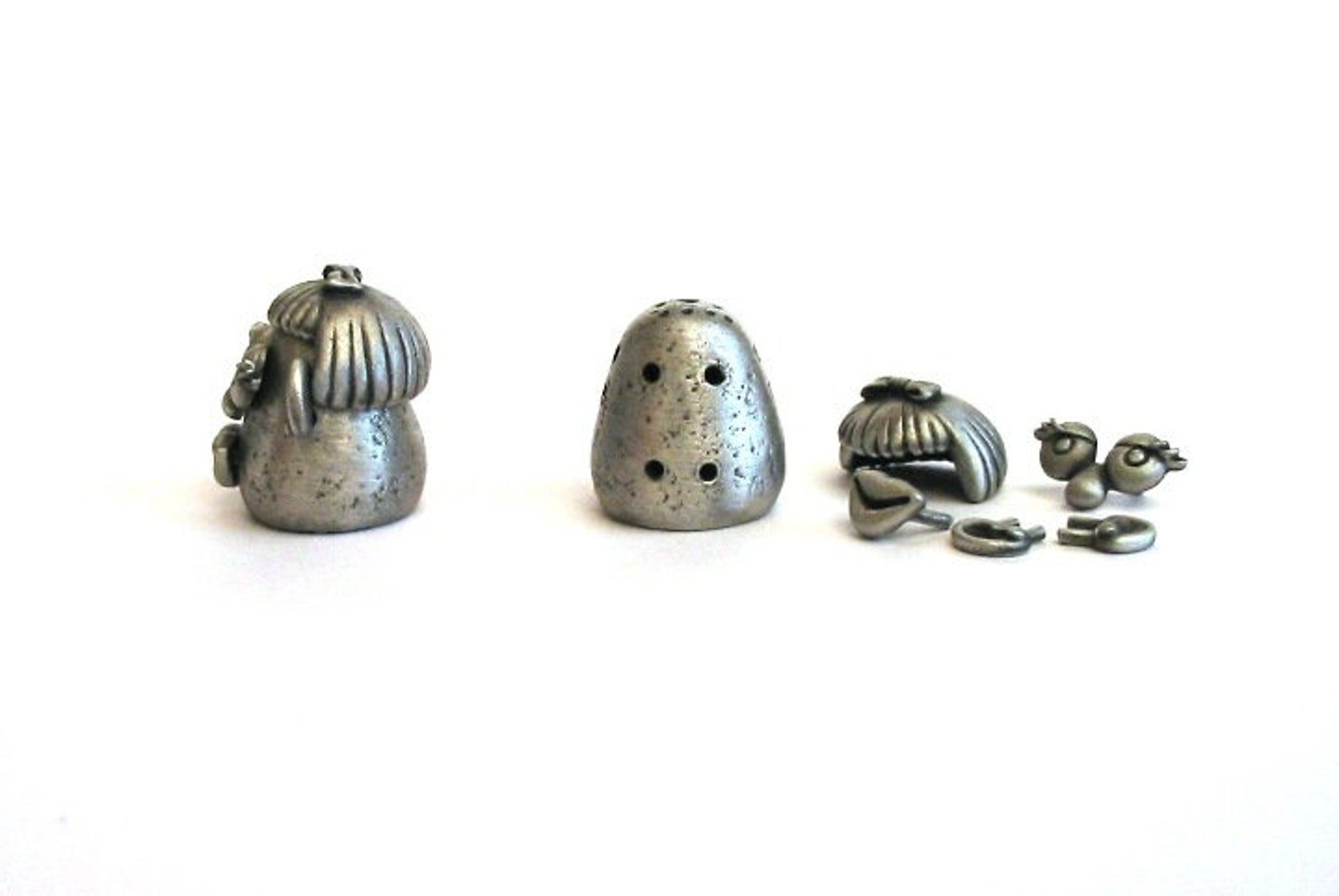 Lady Potato Thimble Pewter Moving Thimble Collectible | Etsy