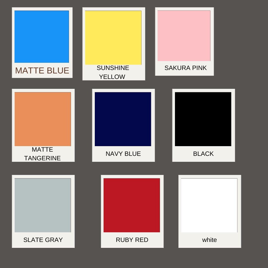 Modern Blue Desk Organizer Set Pen & Pencil Holder, Sticky Note Tray ...