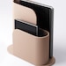 Modern Desk Notebook Holder Organizer – Ribbed Office Decor for ...