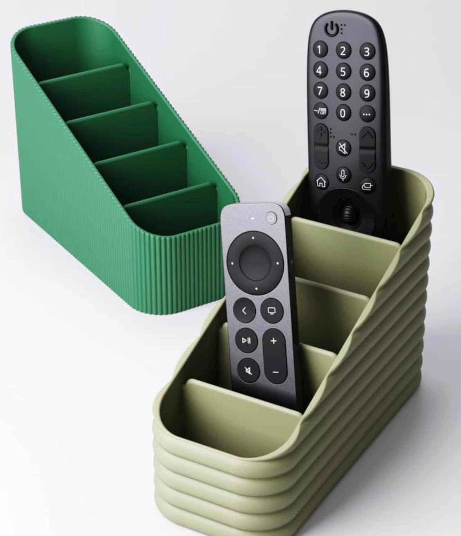 Remote Control Caddy Organizer | Modern TV Remote Holder | Minimalist ...