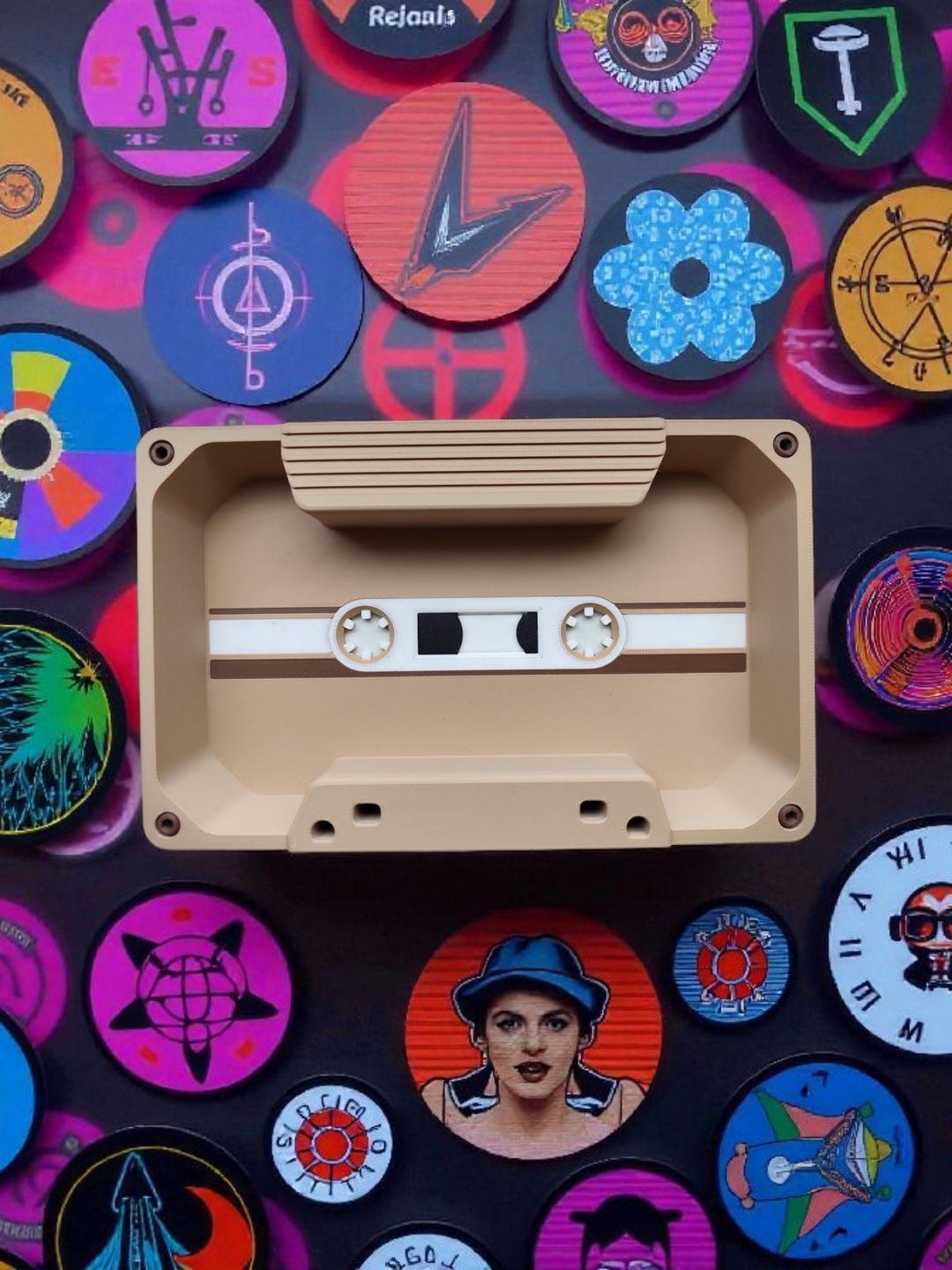Vintage Cassette Tape Catch All Tray - 80s 90s Music Lover Gift - 3D ...