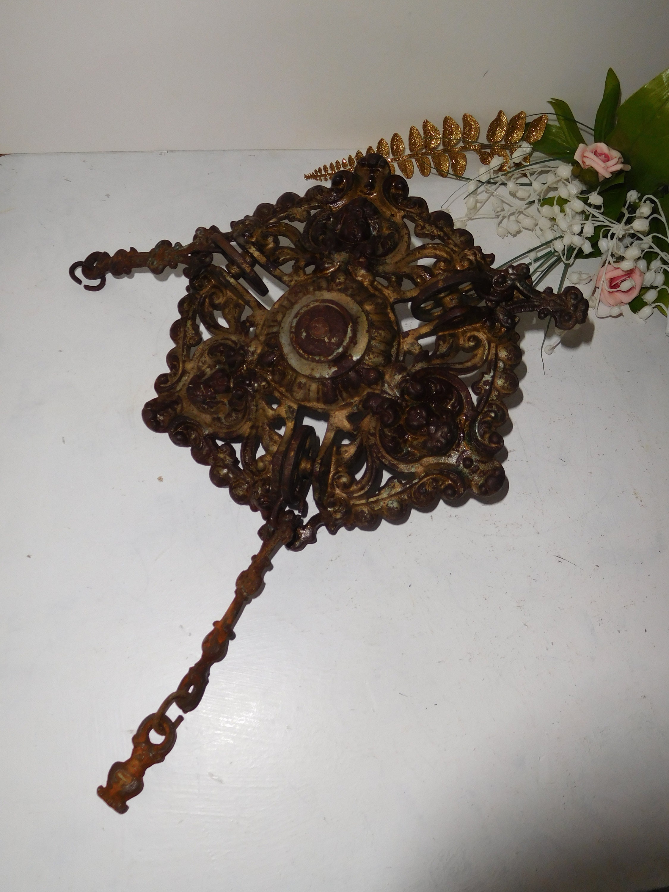 Antique Censer/cast Iron/angel Heads/ornaments/church - Etsy