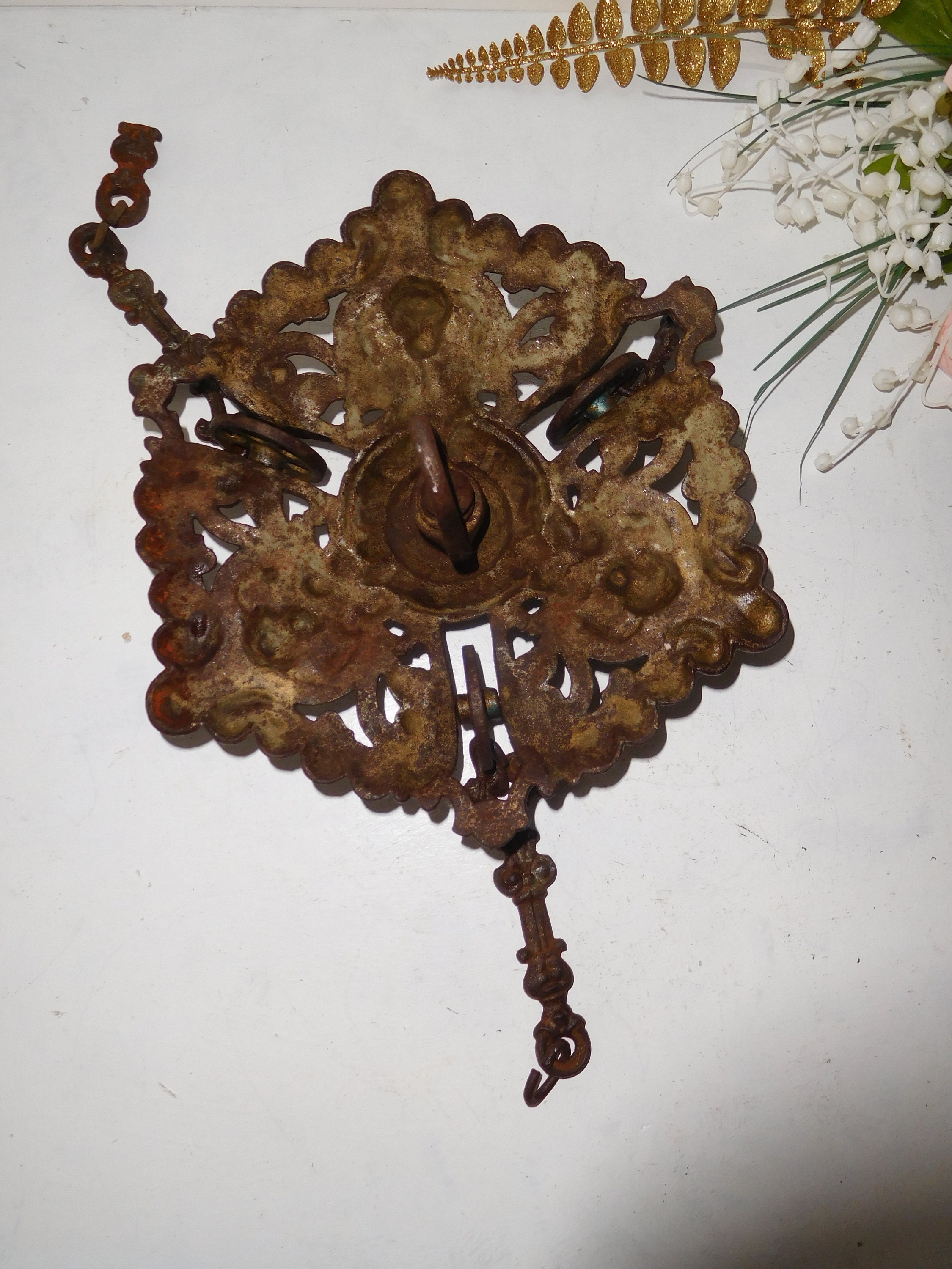 Antique Censer/cast Iron/angel Heads/ornaments/church - Etsy