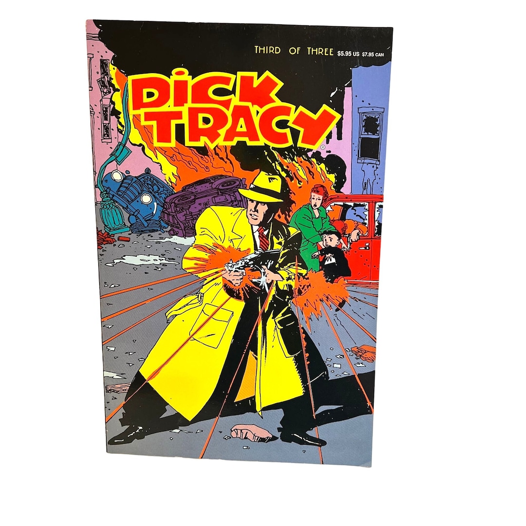 Dick Tracy Third of Three 1990 Comic Book Magazine - Etsy