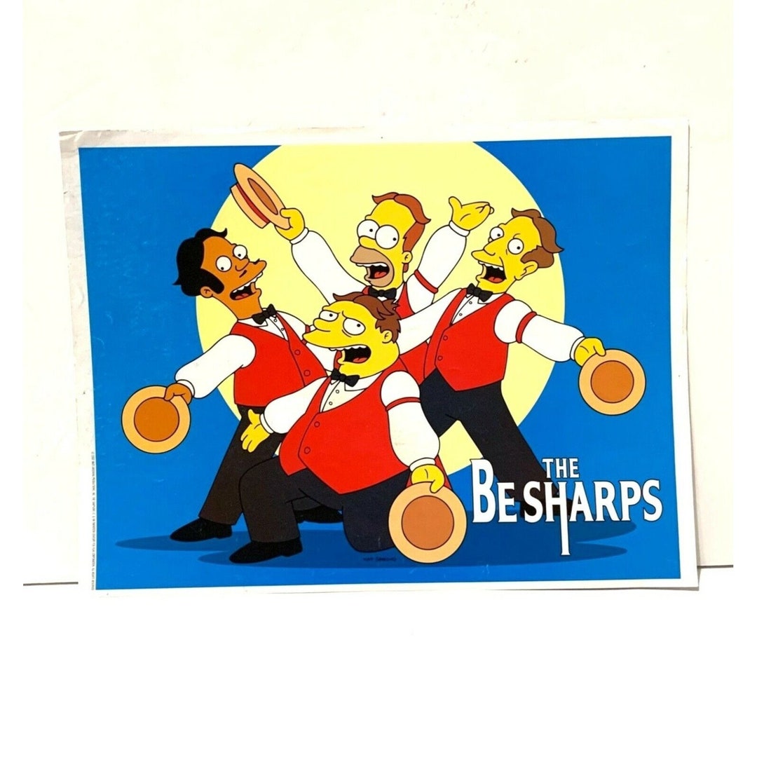 The Be Sharps the Simpsons Poster 10.5 X 14 Matt Groening Homer Apu ...
