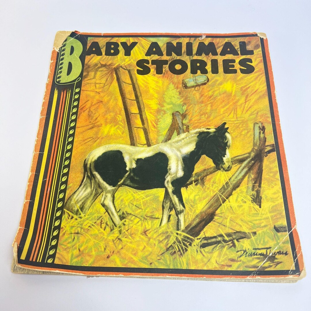 Vintage Baby Animal Stories Children’s Book 1939 Dorothy Stubnitz - Etsy