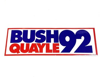 Bush Bumper Sticker - Etsy