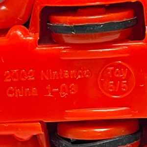 Mario Red Pull Back Racer Car 2002 Super Mario Kart - Mario Bros. - Etsy