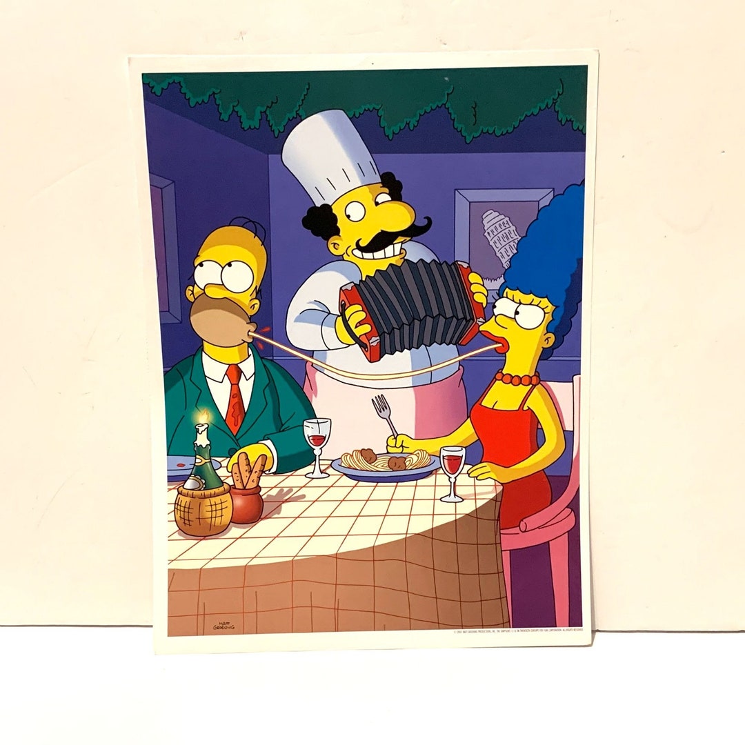 Luigi Risotto Marge Homer Spaghetti the Simpsons Poster 10.5 X 14 Matt ...