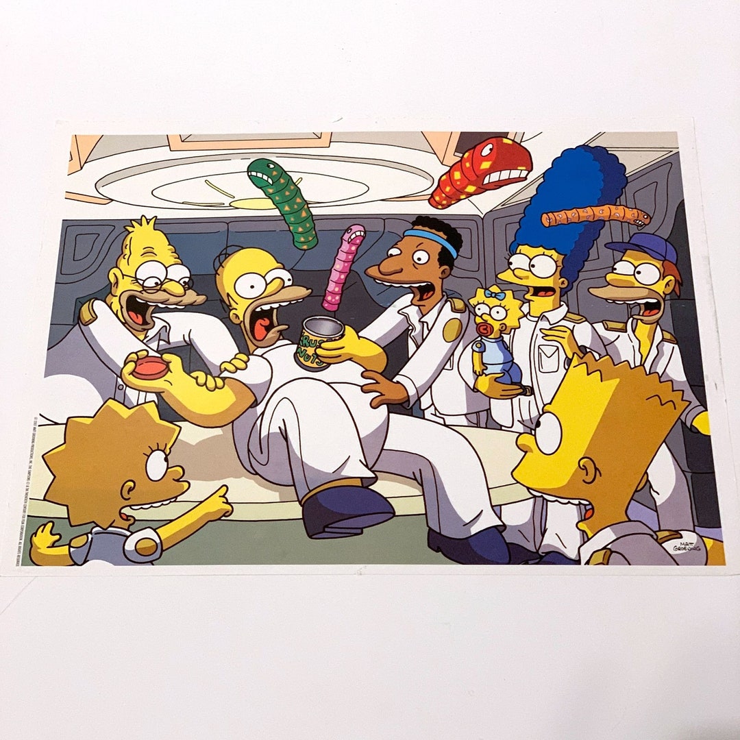 Krusty Nuts Can of Snakes the Simpsons Poster 10.5 X 14 Matt Groening ...