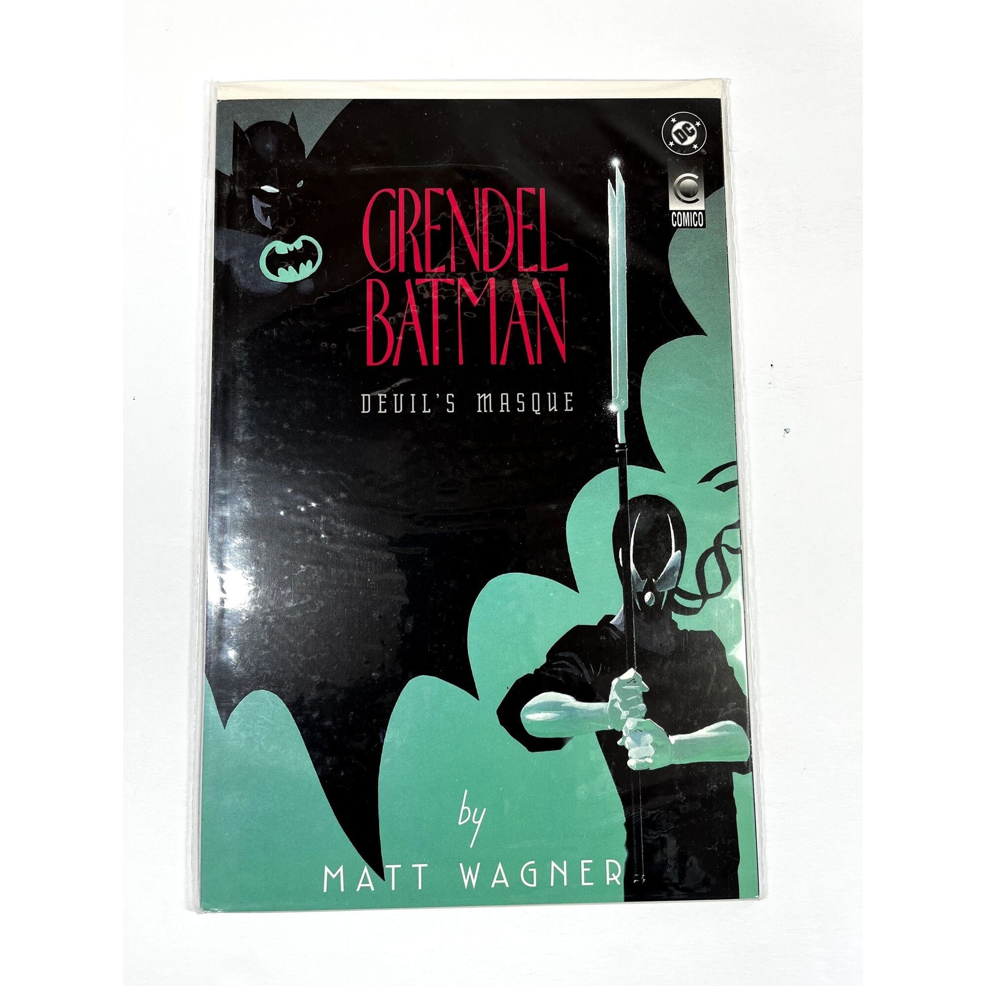 Grendel Batman Devils Mask DC Comics 1993 - Etsy