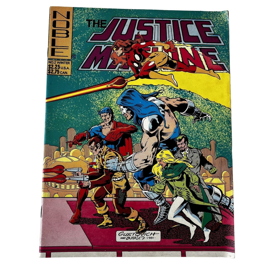 The Justice Machine 2 Winter Noble Comics 1981 - Etsy
