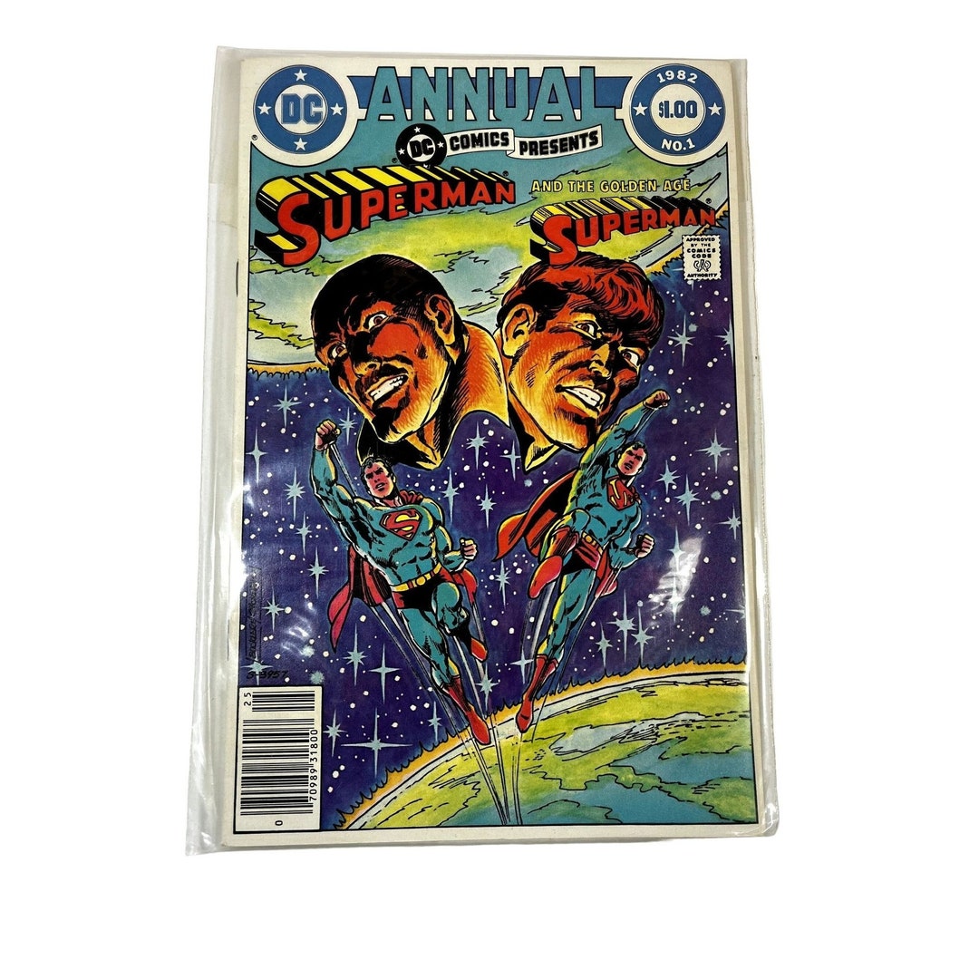 Superman and the Golden Age Superman 1 1982 Annual DC Comics - Etsy