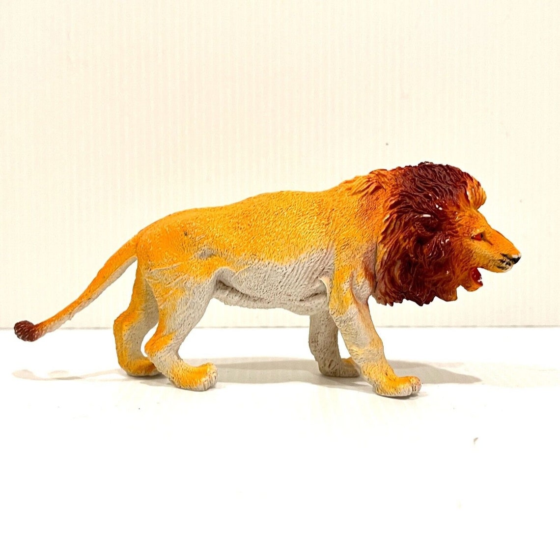 Vintage Plastic Lion Toy.figure African Male Lion King of the Jungle - Etsy
