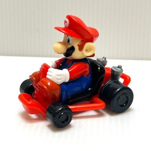Mario Red Pull Back Racer Car 2002 Super Mario Kart - Mario Bros. - Etsy
