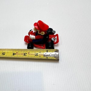 Mario Red Pull Back Racer Car 2002 Super Mario Kart - Mario Bros. - Etsy