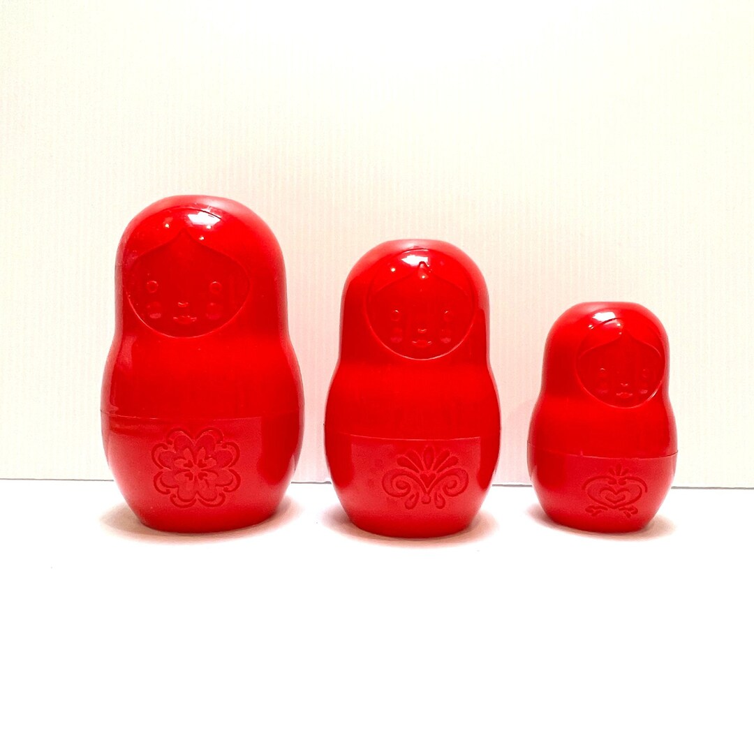Red Nesting Doll Measuring Cups by Fred & Friends Set of 3 Russian ...