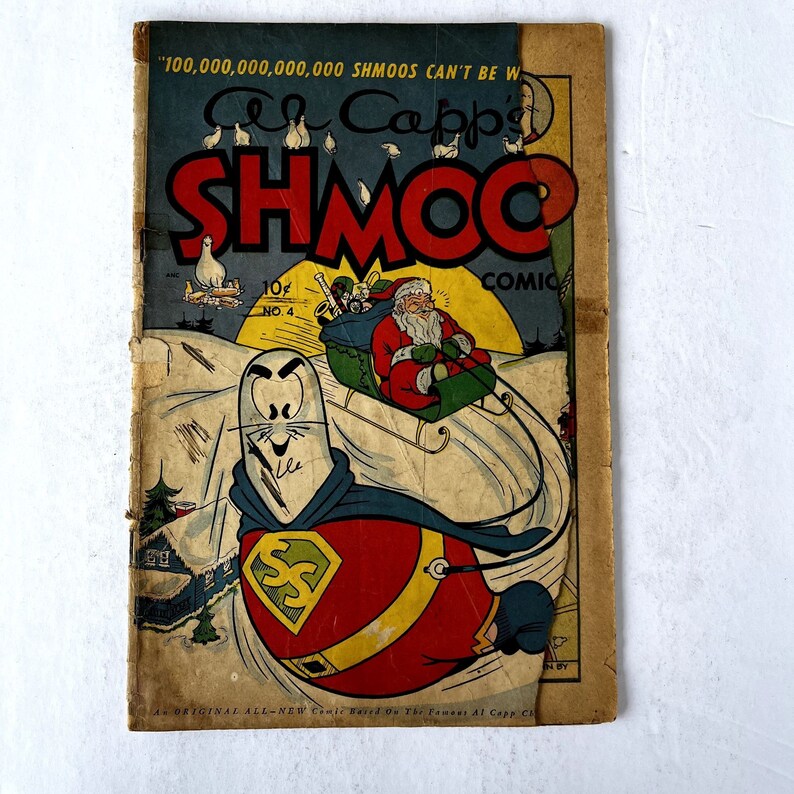 Shmoo 4 Al Capps Comic Book Santa Claus Christmas - Etsy
