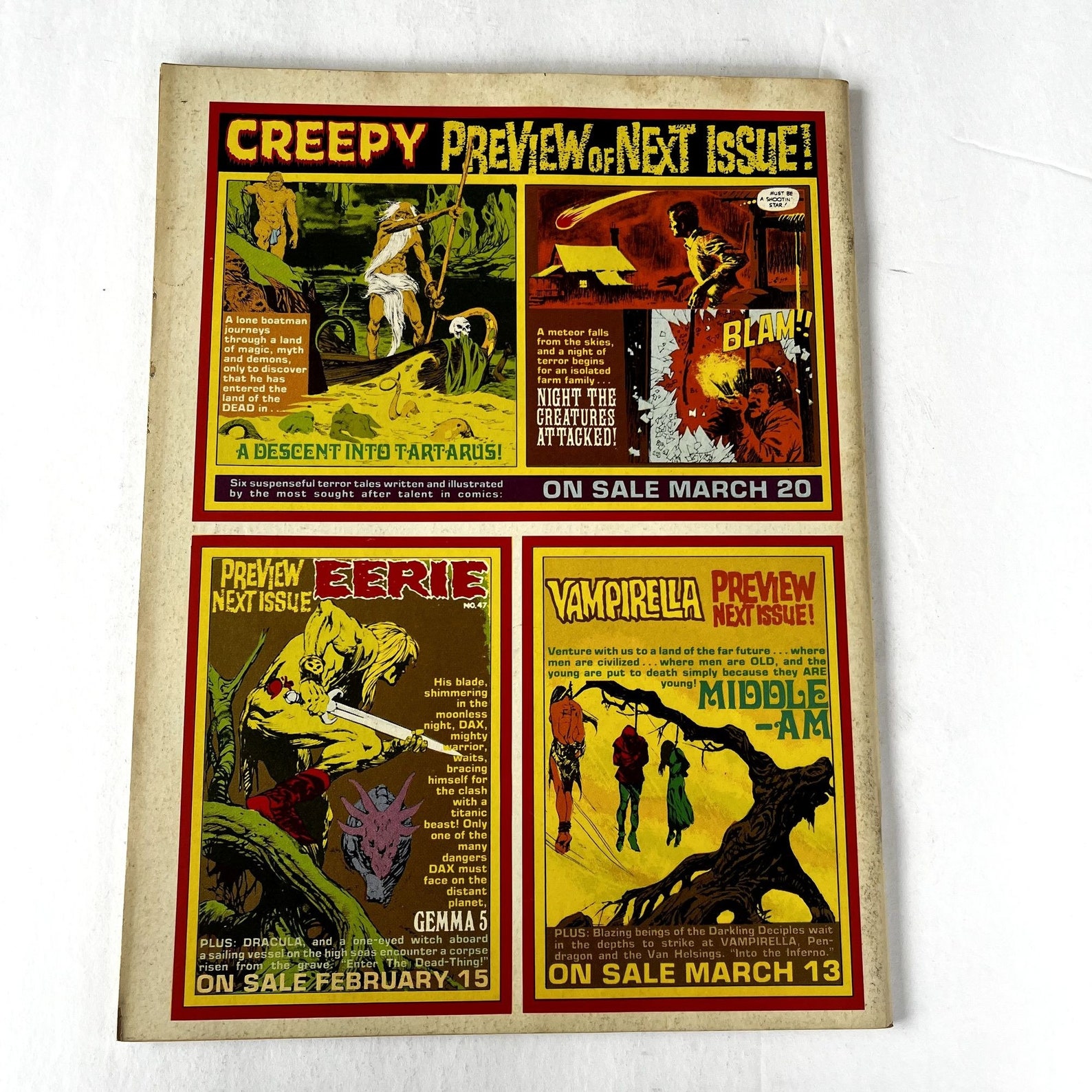 Creepy Magazine Issue No. 52 April 1973 Warren Horror Publication - Etsy