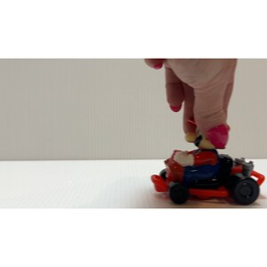 Mario Red Pull Back Racer Car 2002 Super Mario Kart - Mario Bros. - Etsy